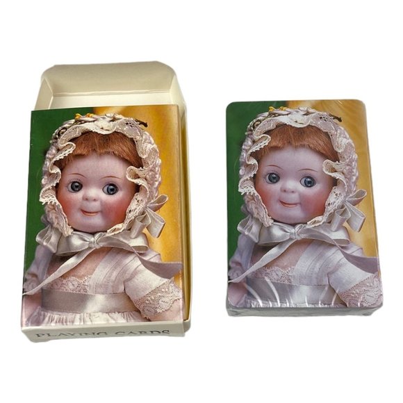 Accents | Vintage Creepy Antique Haunted Doll Playing Cards Sealed ...